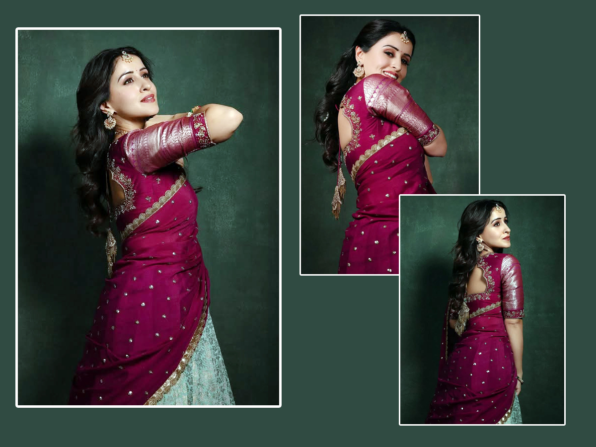 సంబరాల సంక్రాంతి అంటూ అందంగా ముస్తాబైన అన్షు అమ్మడు | The beautiful actress Anshu Sagar ...